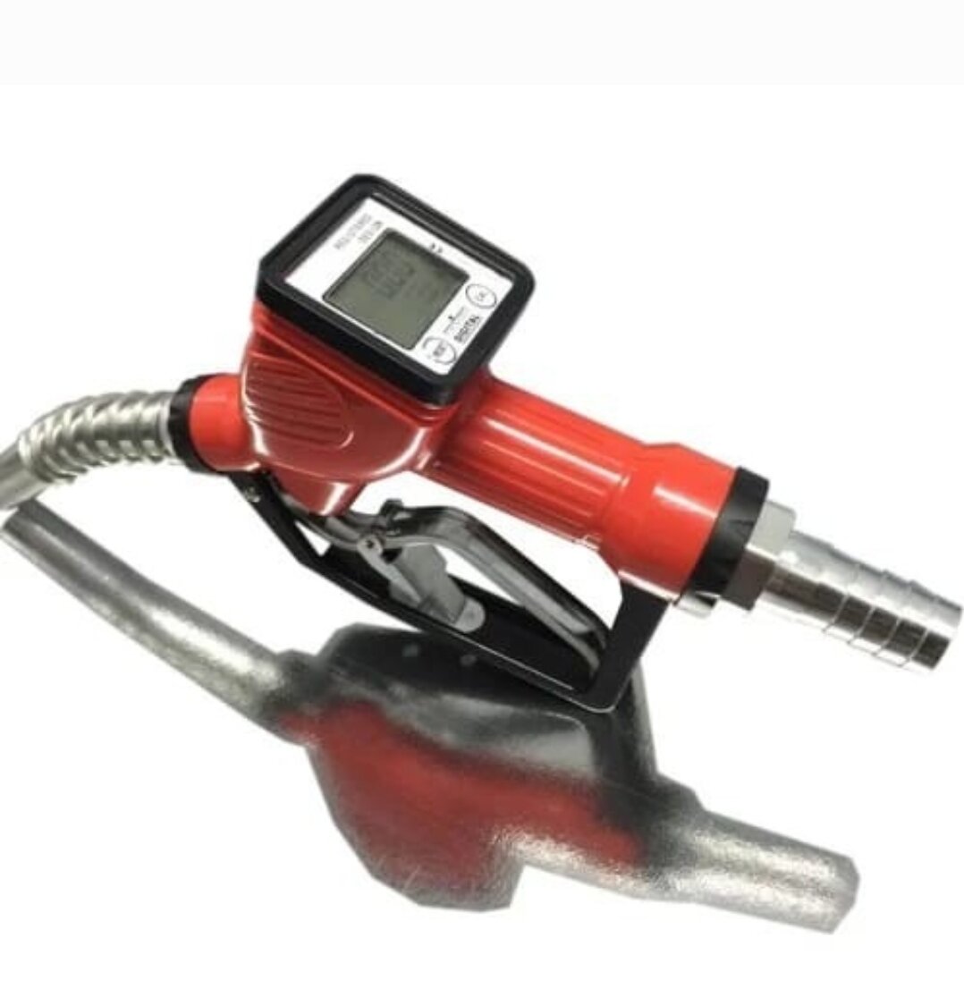 GUN NOZZLE DIGITAL 1" INCHI LENGKAP NEPEL//NOZZEL SPBU DAN INDUSTRI ...