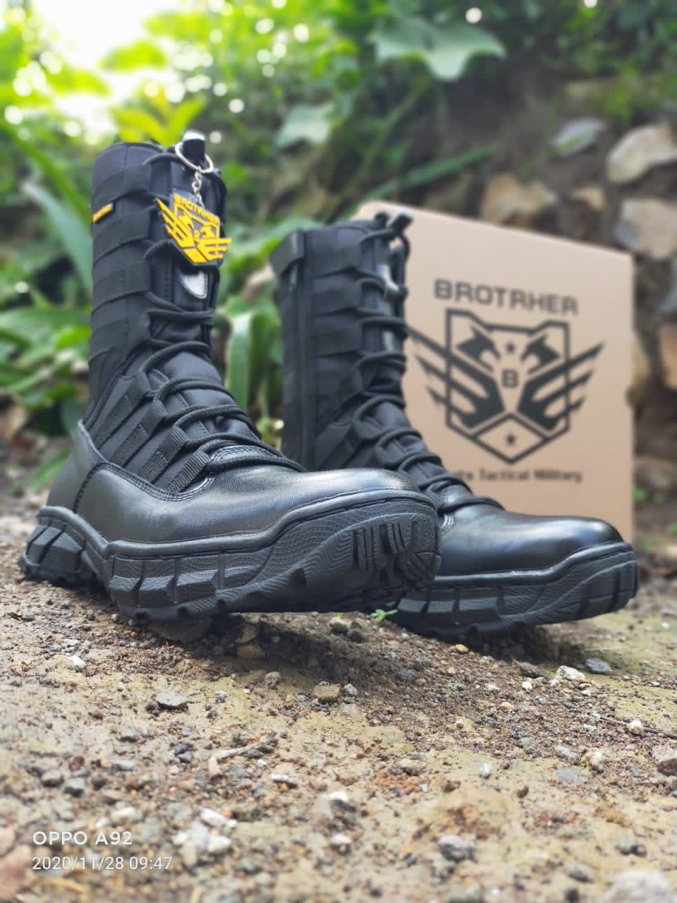 SEPATU PDL TNI POLRI MODEL NJM NEW MERK BROTRHER | Lazada Indonesia