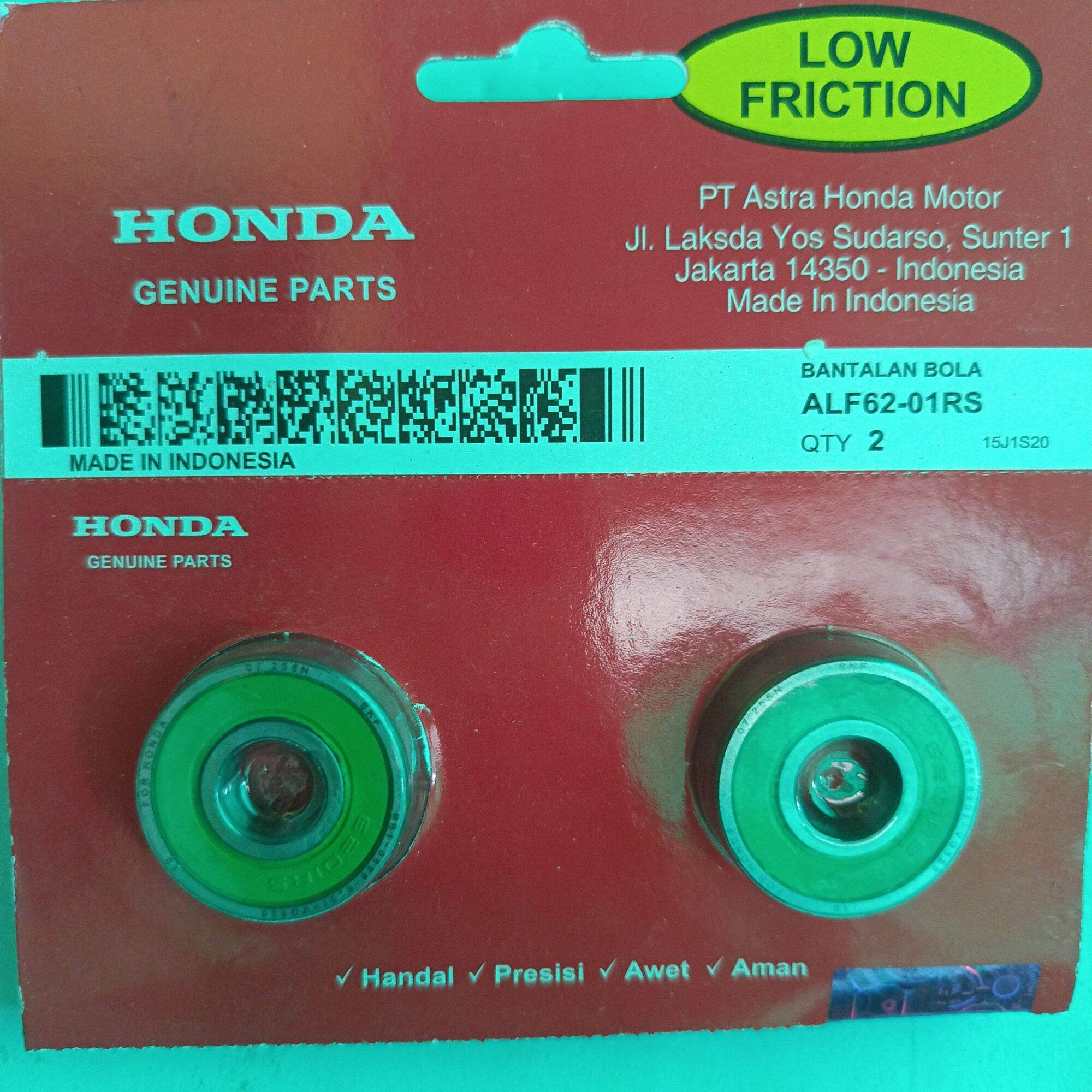 Bering roda depan Honda (2pc) UK 6201 AHM original | Lazada Indonesia