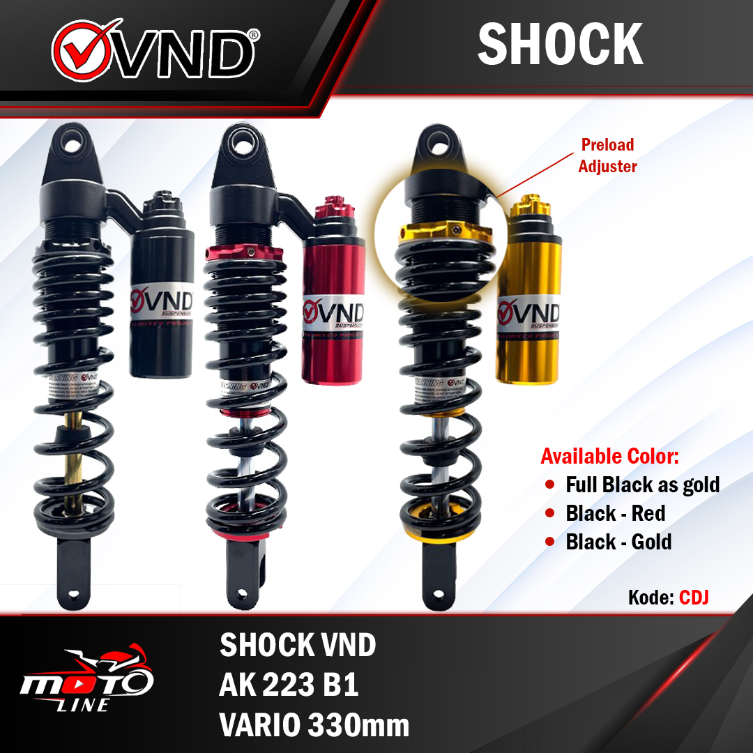 Shock Tabung Vario 125 330 ak 223 B1 | Lazada Indonesia
