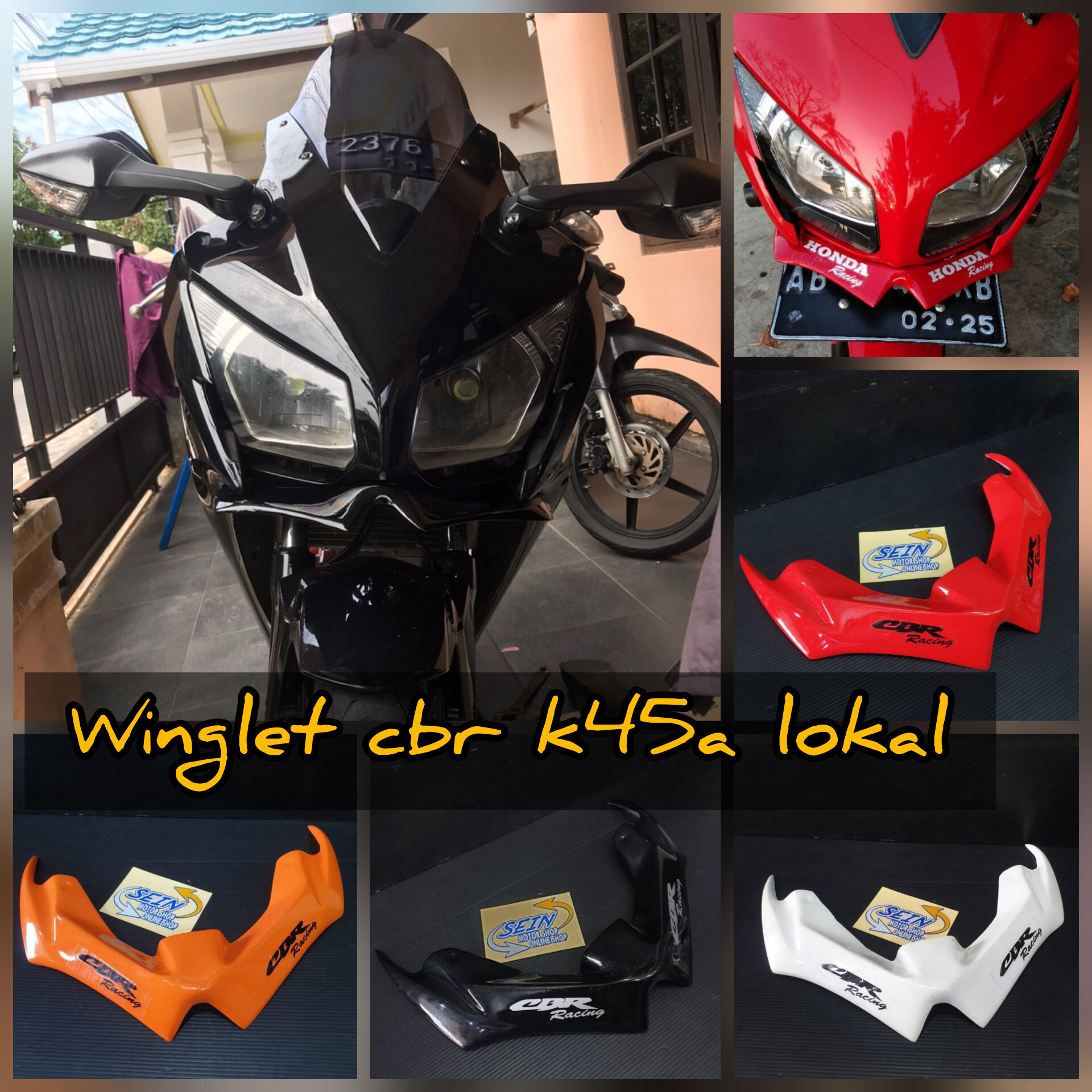 Winglet cbr lokal k45a cbr150r | Lazada Indonesia