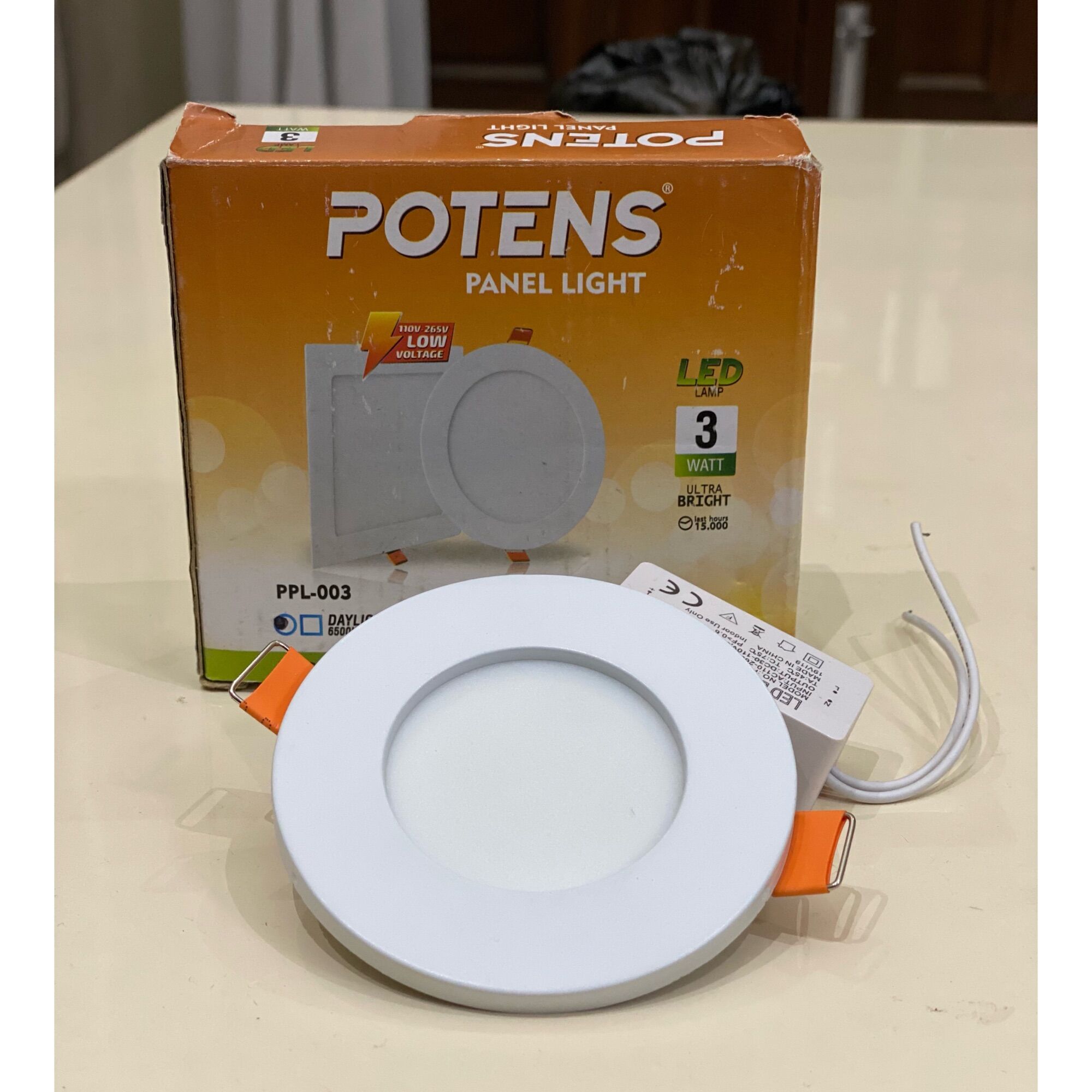 Downlight Led 3 Watt Bulat Inbow Potens | Lazada Indonesia