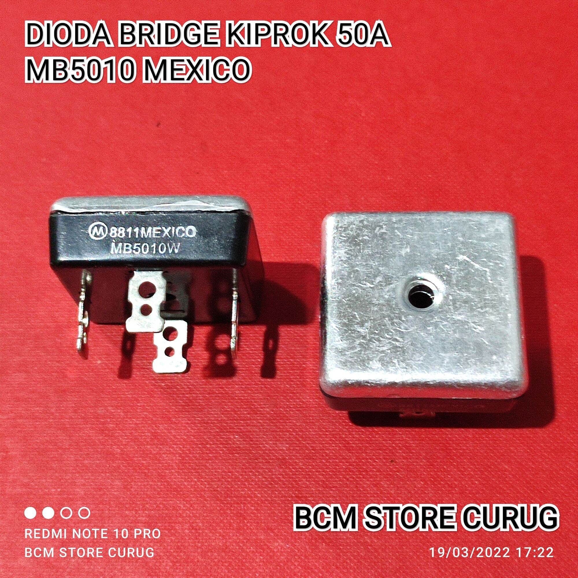 DIODA BRIDGE KIPROK 50A MB 5010 DIODE 50A 1000V MEXICO | Lazada Indonesia