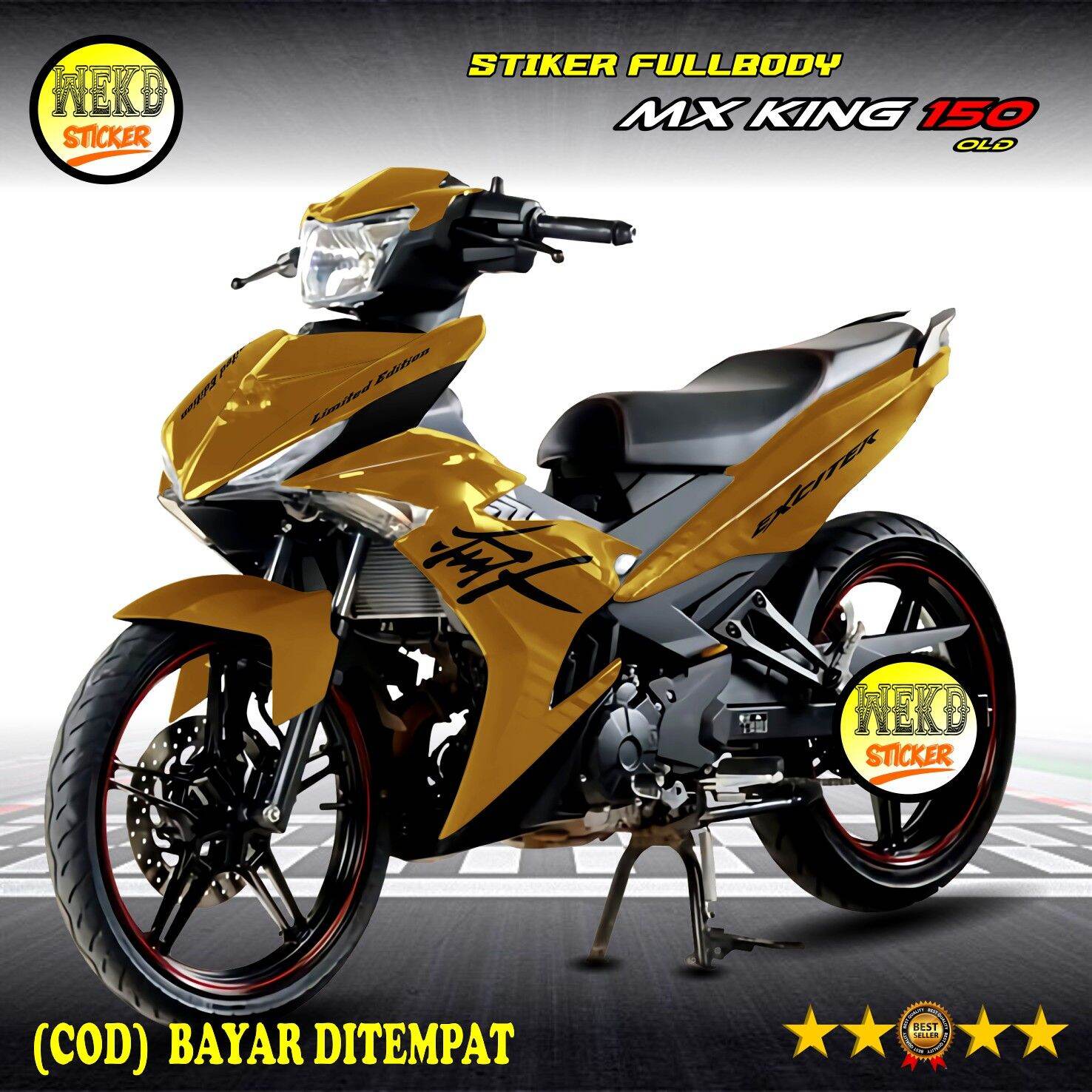 Stiker Fullbody Mx King Old Model Polos Bagus | Lazada Indonesia