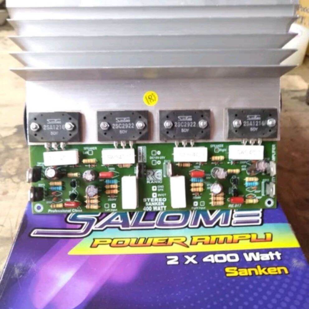 modul rangkaian kit power amplifier Sanken amplifier suara besar ...