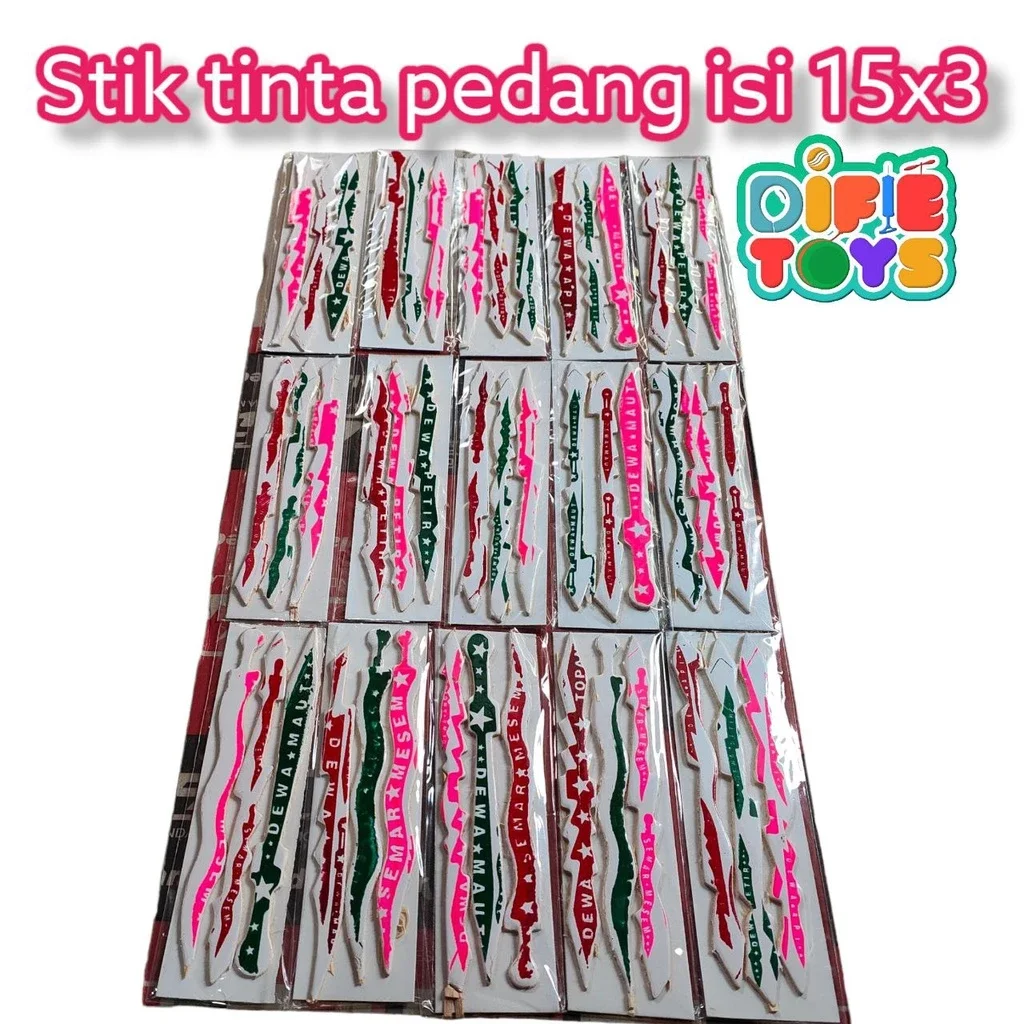 STIK TEPOK LEMBAR STIK KERIS DAN PEDANG ISI 15 | Lazada Indonesia