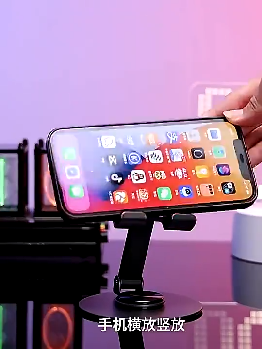 Holder HP Metal Rotasi 360 Dudukan Ponsel Besi Phone Stand Holder ...