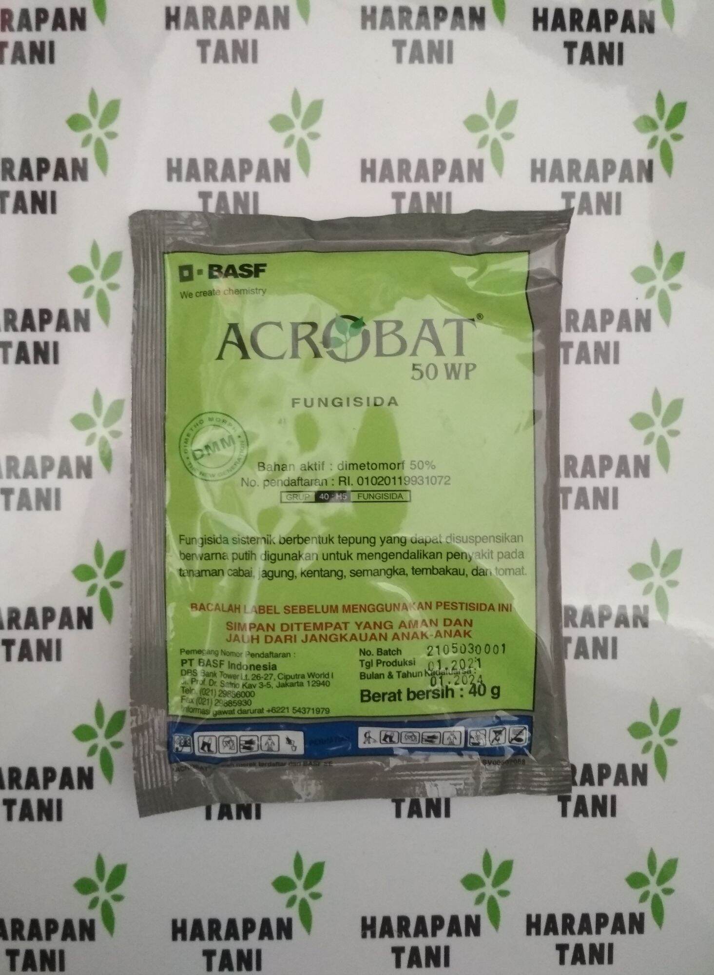 Fungisida Acrobat 50 wp (40 gr) | Lazada Indonesia