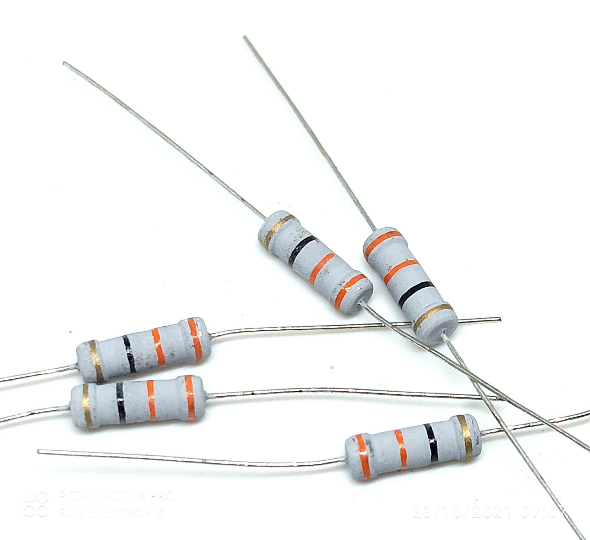 10 pcs resistor 33 ohm 1 watt | Lazada Indonesia