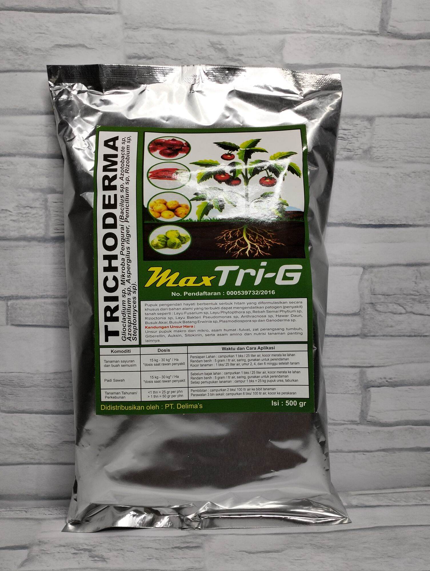 Max Tri g Trichoderma Pupuk Organik pengendali hayati 500gr | Lazada ...