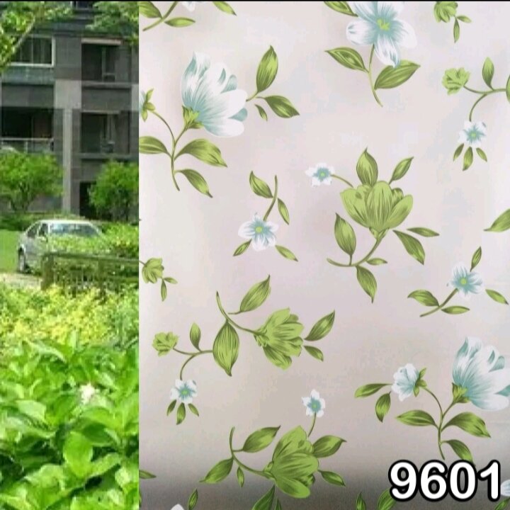 Stiker Sunblast Motif, Stiker Motif Bunga Melati, Stiker Jendela Rumah ...