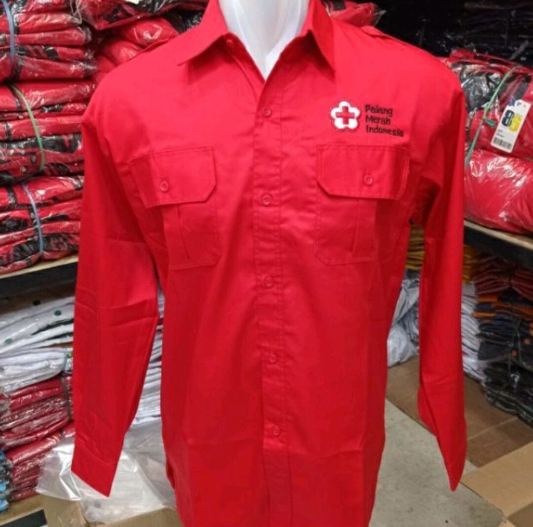 Kemeja Pmi Baju Pmi Seragam Pmi Kemeja Palang Merah Indonesia Baju Palang Merah Lazada Indonesia