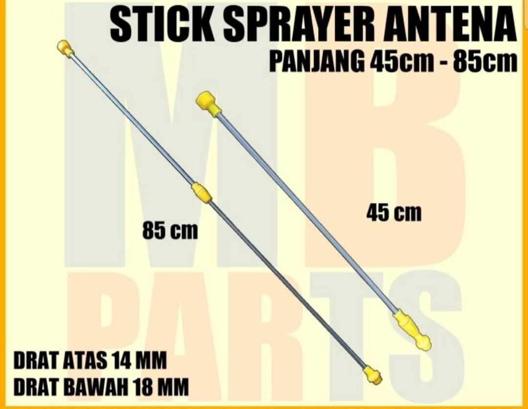 STICK SPRAYER ELEKTRIK PANJANG 45CM -85CM STIK KNAPSACK | Lazada Indonesia