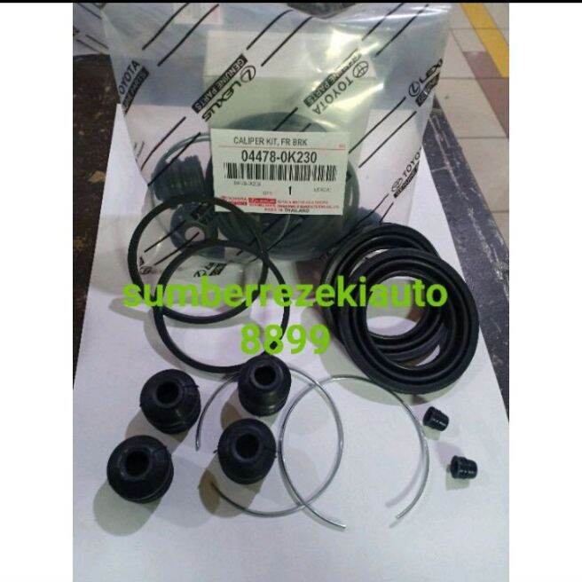 caliper kit karet piston rem cakram Toyota Innova reborn original ...