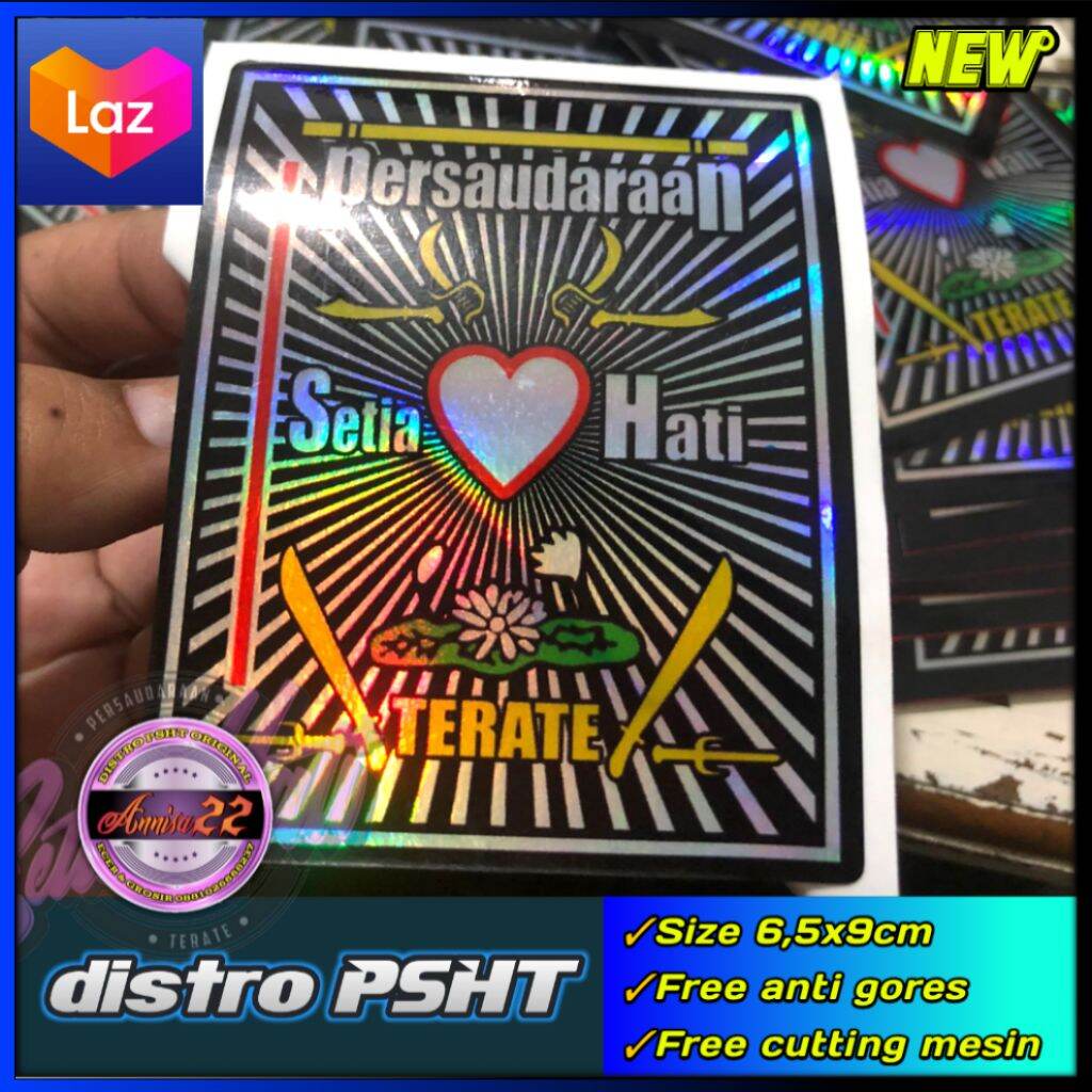 STIKER HOLOGRAM PSHT LAMBANG BET ANTI AIR TAHAN LAMA | Lazada Indonesia
