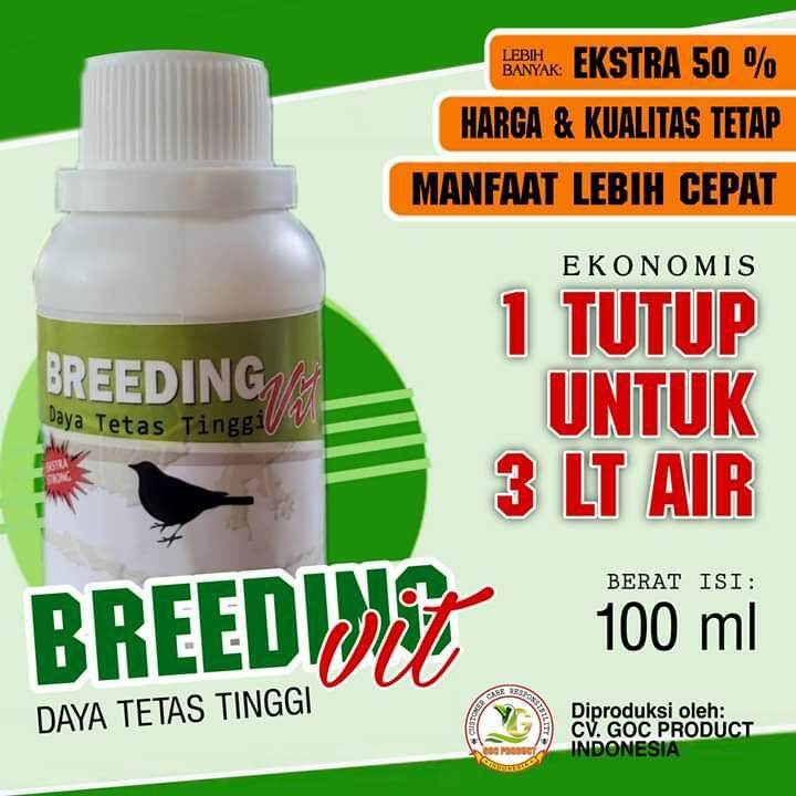 breeding vit multivitamin ternak untuk semua jenis burung meningkatkan ...