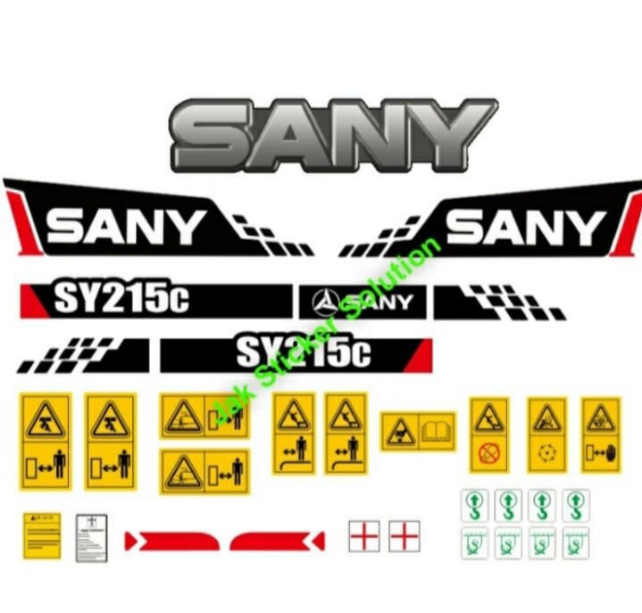 Stiker Sany SY215C Sticker Alat Berat | Lazada Indonesia