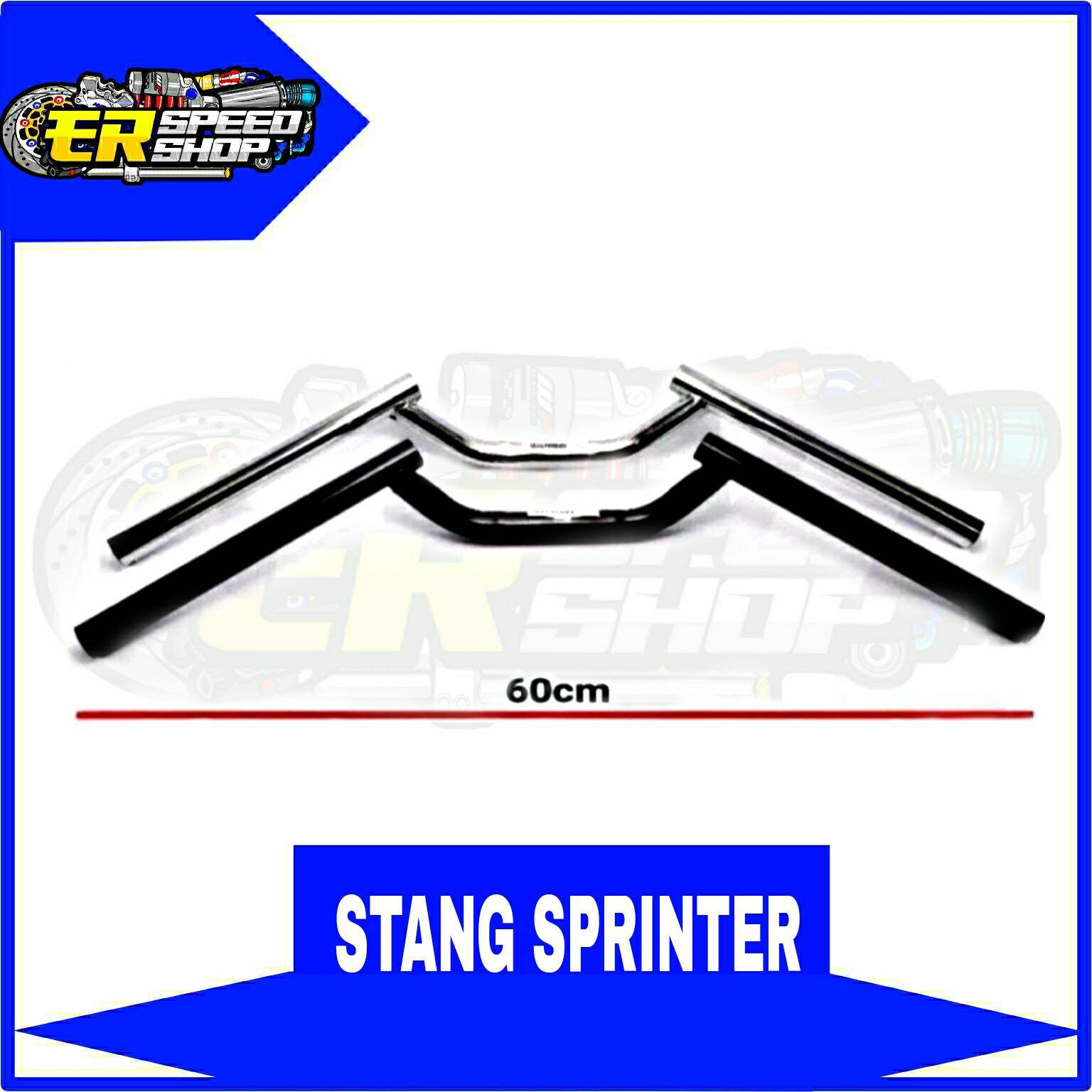 STANG SPRINTER STIR SPRINTER BESI HITAM CROME KRUM PNP ALL | Lazada Indonesia