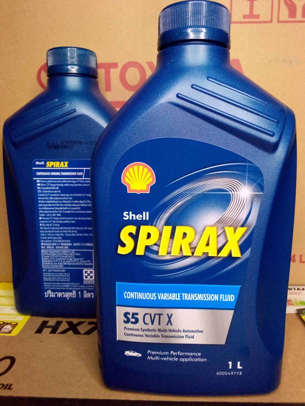 Oli Shell SPIRAX CVT X 1L. Premium Synthetic Multi-Vehicle Automotive ...
