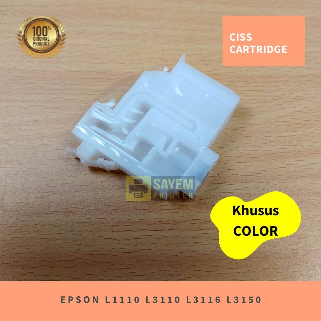 CISS Cartridge Color Epson L1110 L3110 L3150 L4150 L4160 L5190 L6160 ...