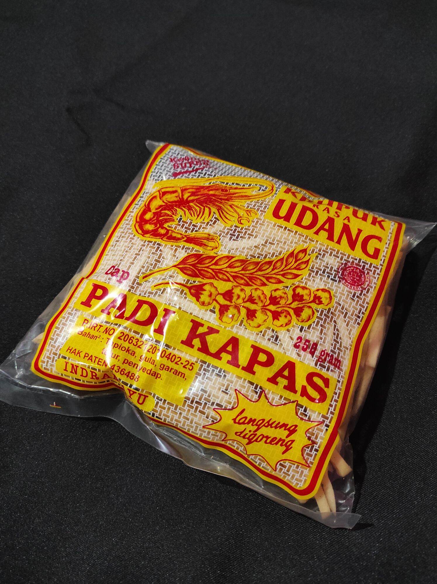 Kerupuk Udang Asli Cap Padi Kapas 250 gram ( Varian Stik ) | Lazada ...
