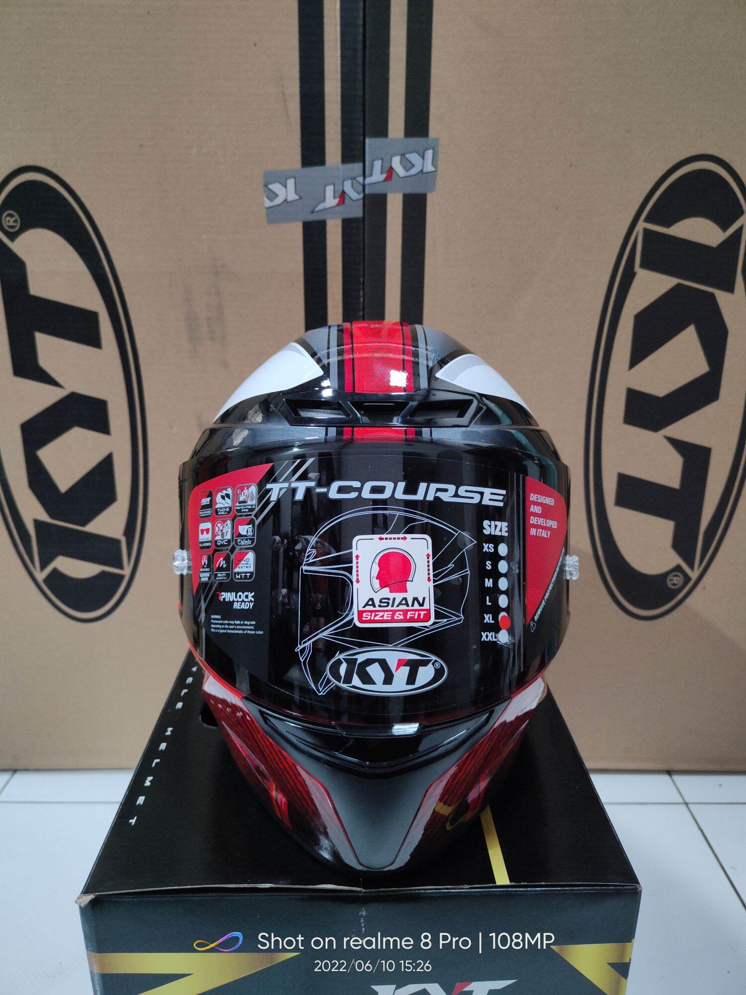 KYT TT COURSE MARVEL DEADPOOL (ORIGINAL) | Lazada Indonesia