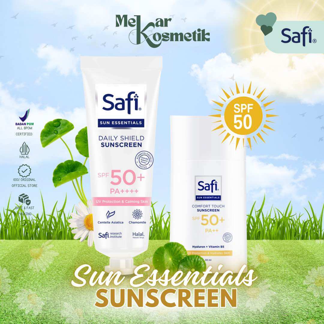 SAFI Sun Essential Comfort Touch Sunscreen SPF 50+ PA++ 30ml | Lazada ...