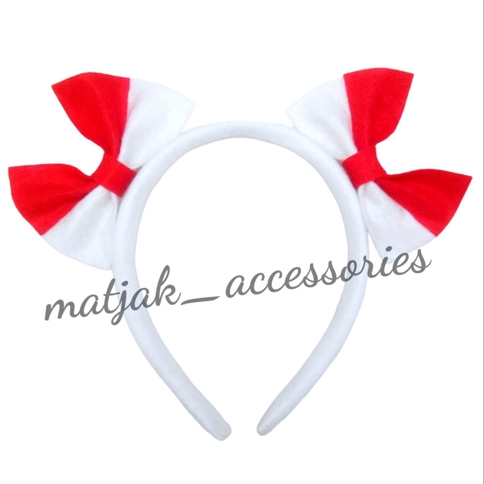 Bando Pita Merah Putih Indonesia Atribut Lomba Kemerdekaan Karnaval ...