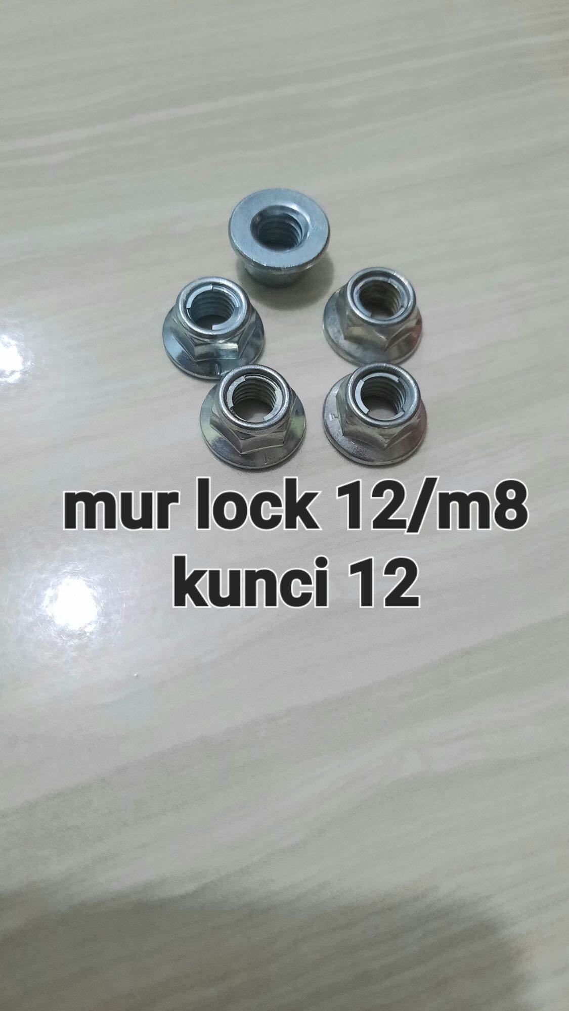 mur lock 12 atau m8 k12 isi 5pcs | Lazada Indonesia