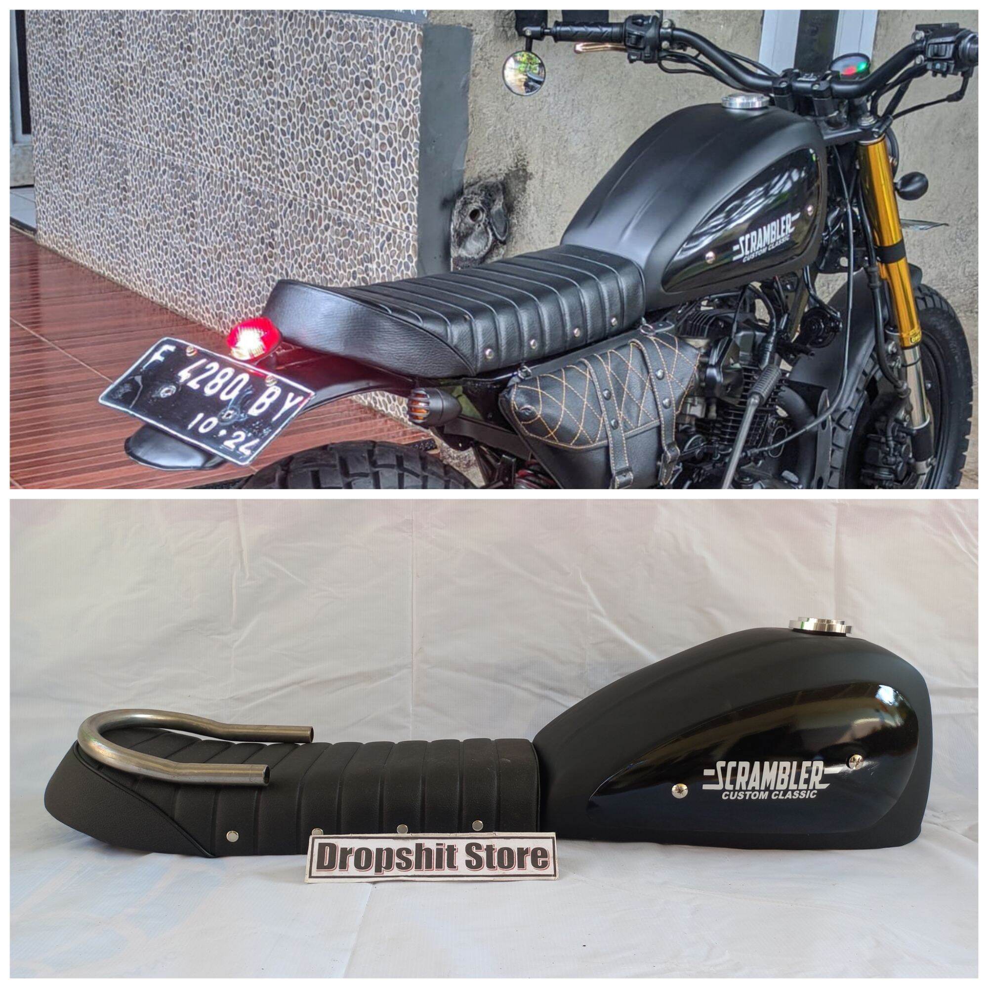 Paket tangki Japstyle Paket Custom Triumph Scrambler Bobber Cafe racer ...