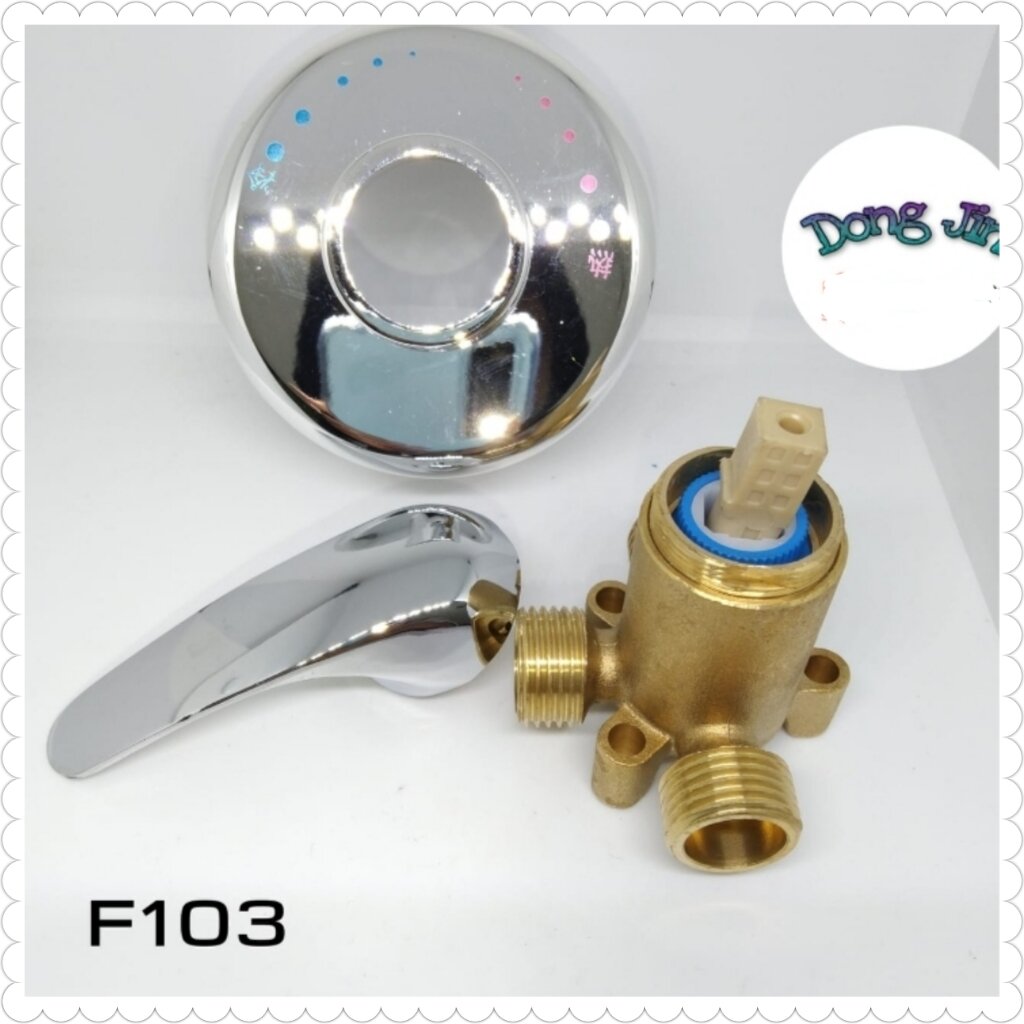 Keran tanam /Stop kran tanam Panas Dingin mini Kran Mixer | Lazada ...