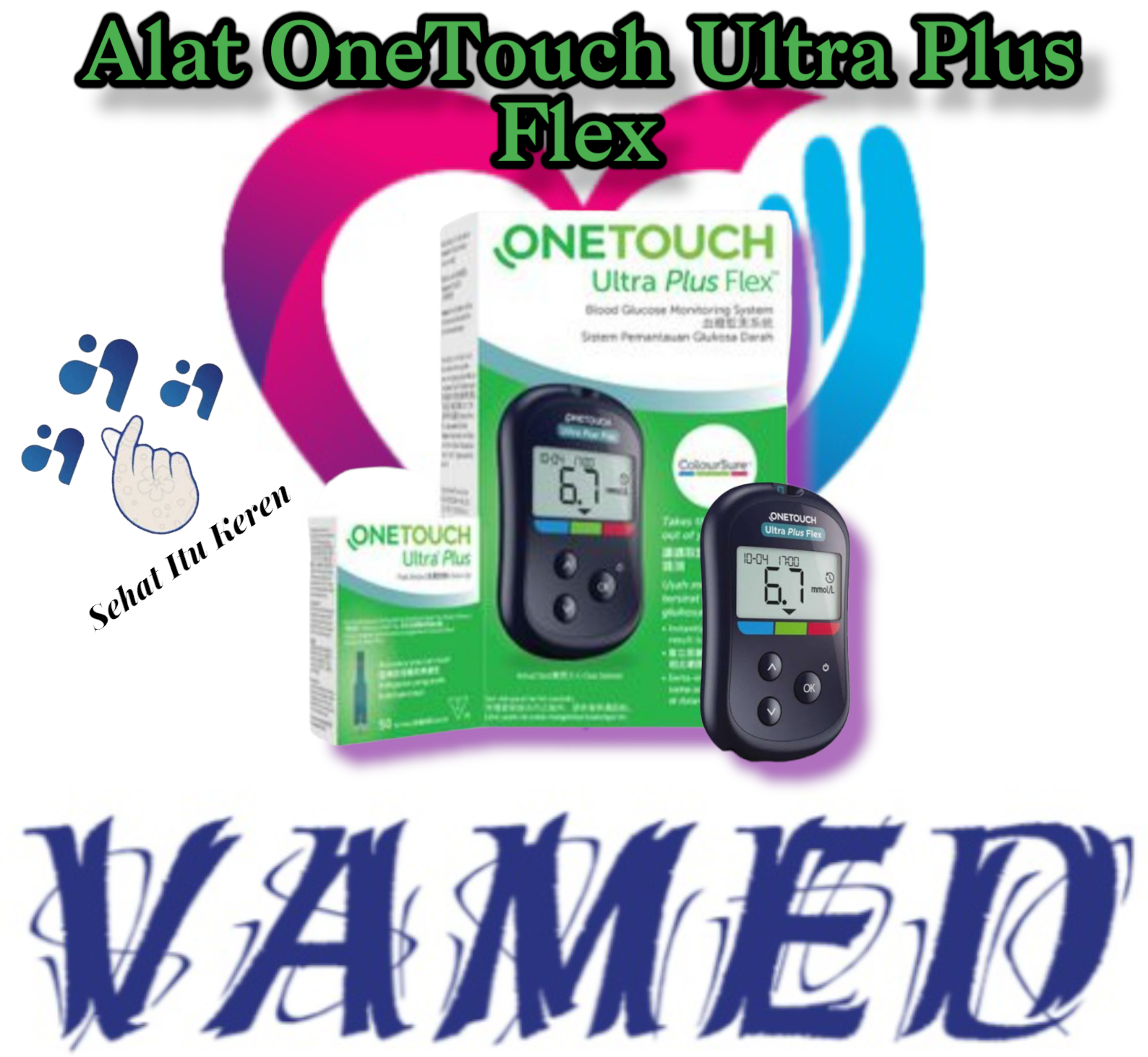 Alat OneTouch Ulta Plus Flex/Alat Cek Gula Darah | Lazada Indonesia