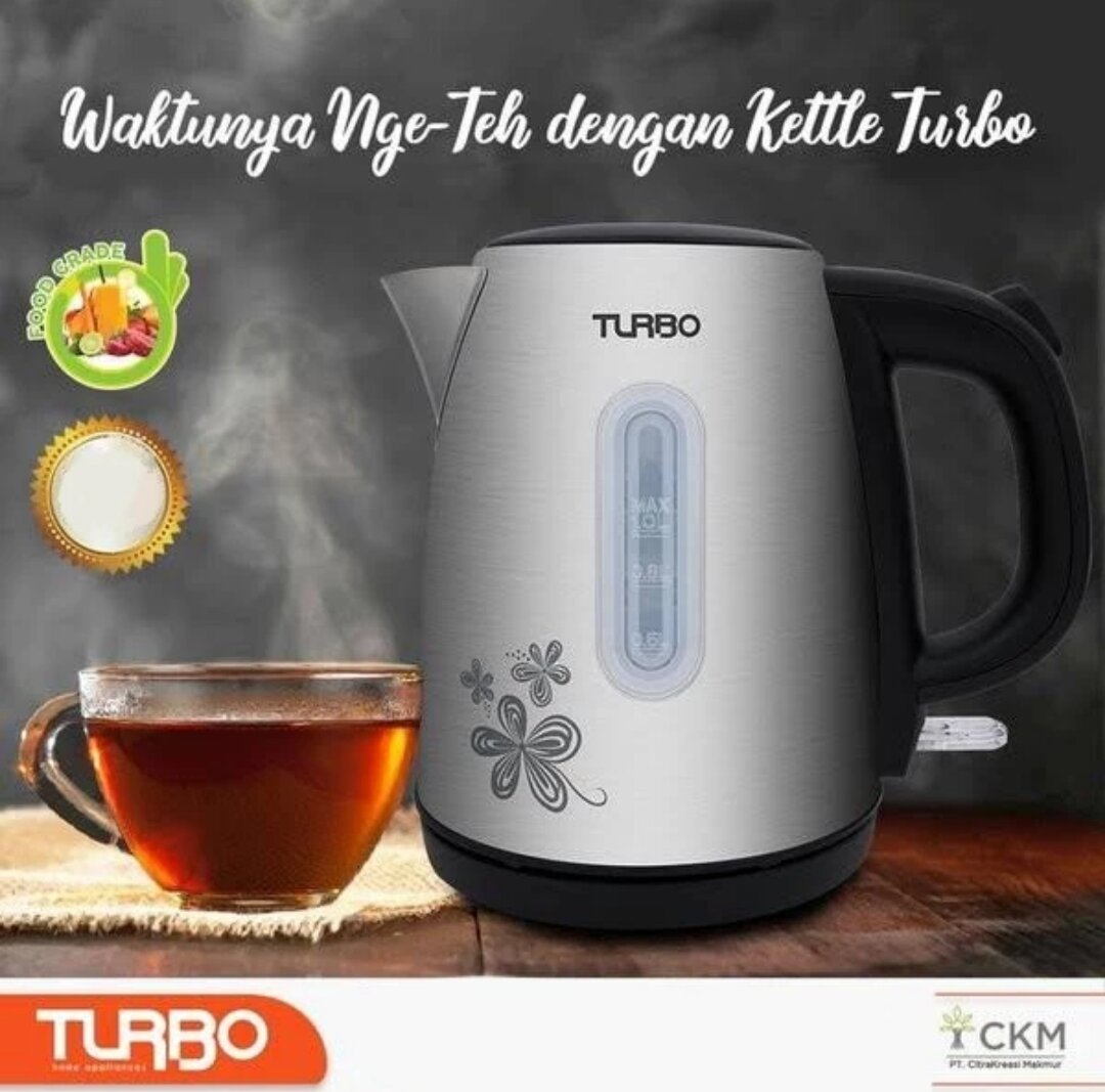 TURBO TEKO LISTRIK EHL 1058 KETTLE | Lazada Indonesia