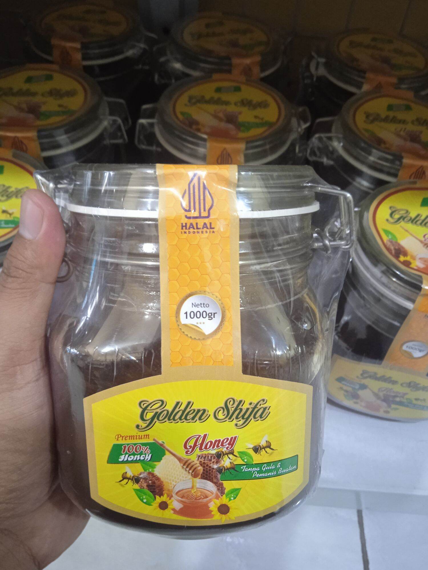 Madu Super Nektar Multiflora 1000 Gr Original Golden Syifa Madu Asli ...