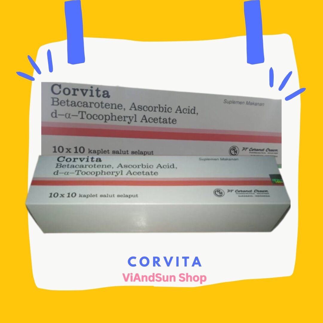 Corvita - Multivitamin Vitamin E, Vitamin C, Vitamin A | Lazada Indonesia