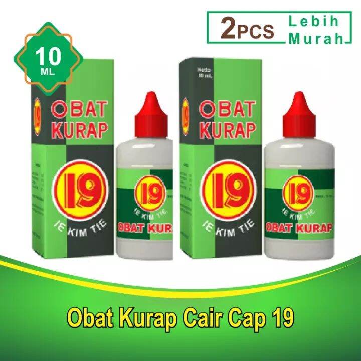 Obat Kurap 19 IE KIM TIE Original (isi 2pcs) / Obat Kulit Cair / Obat ...