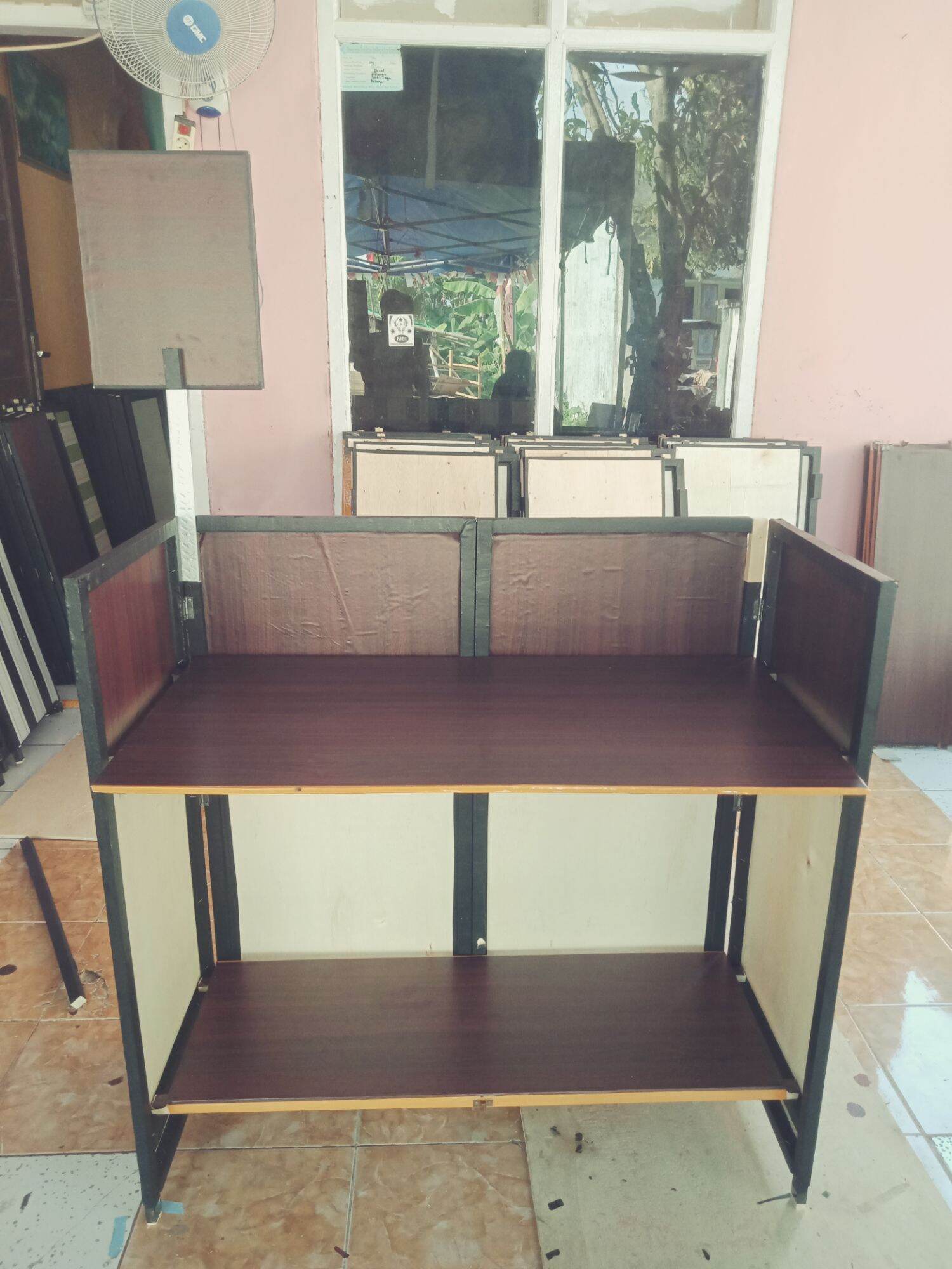 booth portable gerobak lipat gerobak jualan meja lipat | Lazada Indonesia