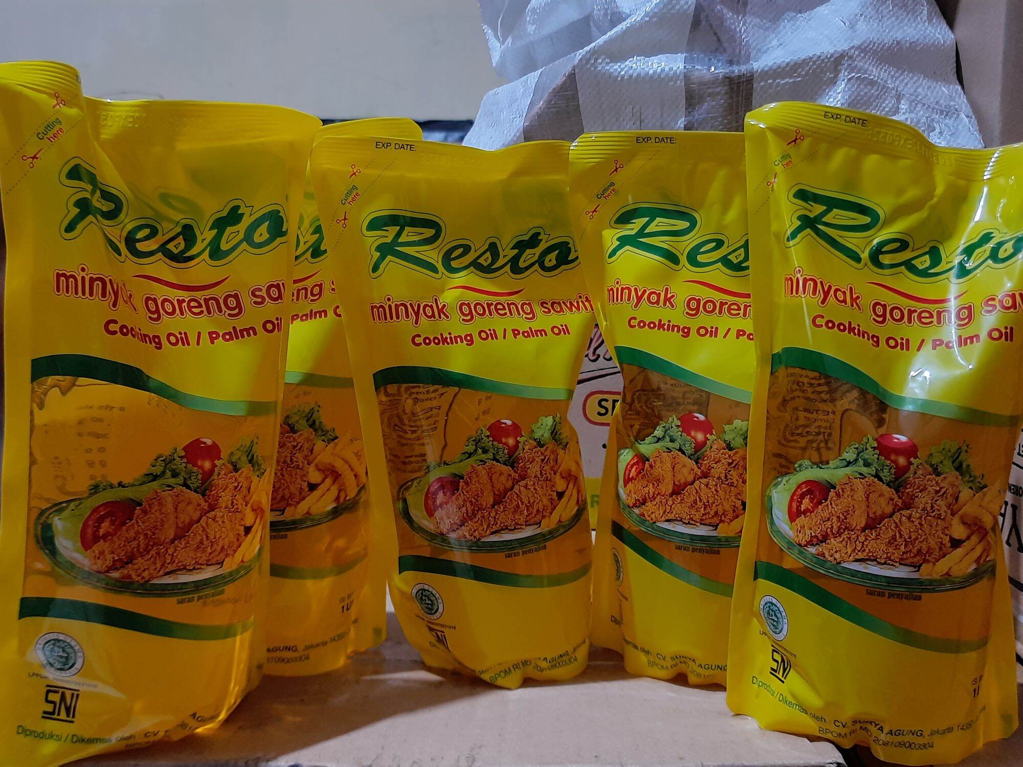 Minyak goreng kemasan isi 5/5L kemasna botol atau pouch/random