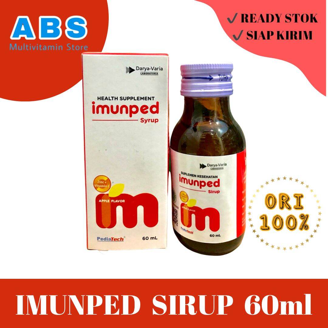 Imunped syrup 60 ml rasa apel | Lazada Indonesia