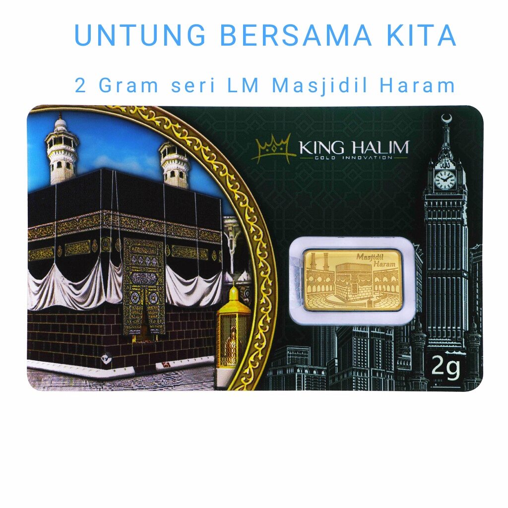 LOgam Mulia King Halim 2 gram Masjidil Haram | Lazada Indonesia