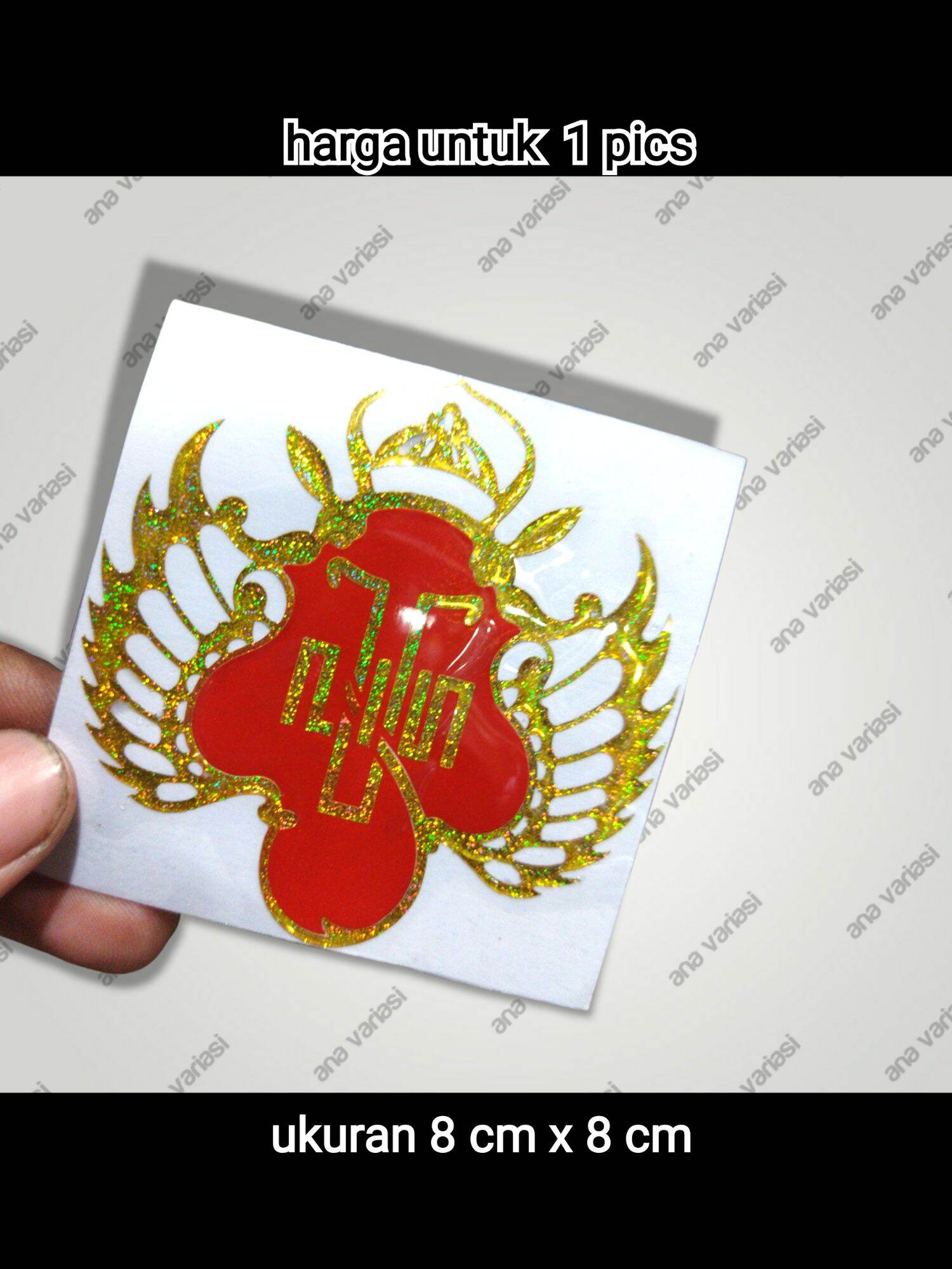 sticker jogja emblem jogja sticker emblem lambang keraton JOGJA timbul ...