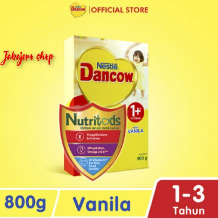 DANCOW 1+ VANILLA 800 GRAM EXP JUNI 2022 KE ATAS | Lazada Indonesia