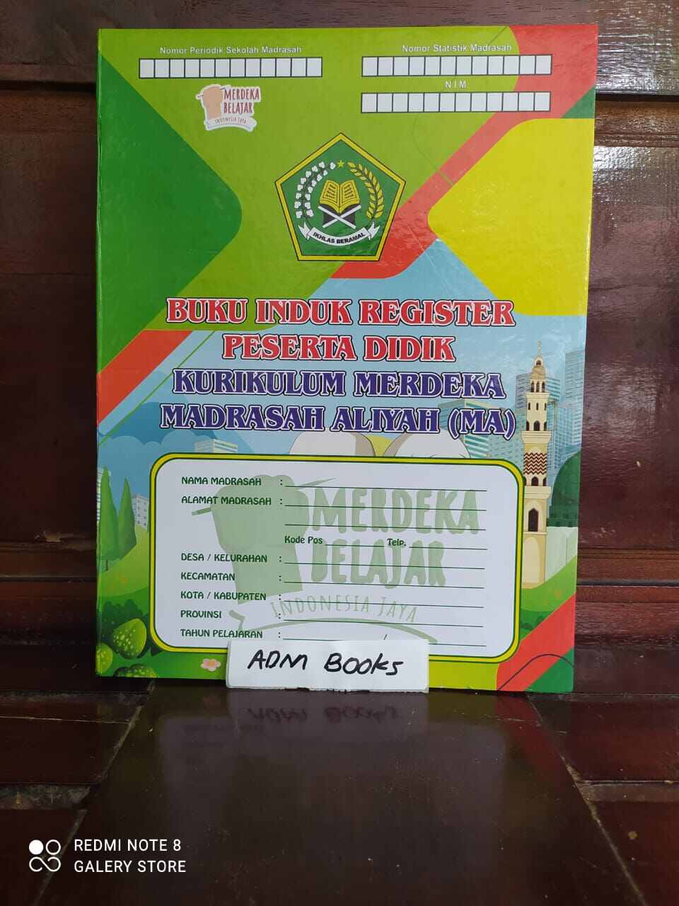 BUKU INDUK REGISTER SISWA MADRASAH ALIYAH KURIKULUM MERDEKA TERBARU ...