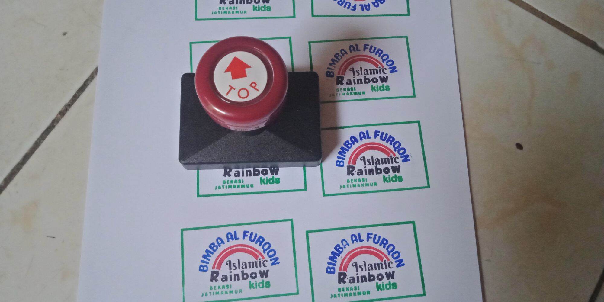 stempel dus otomatis /stempel plastik / stempel box makanan | Lazada ...