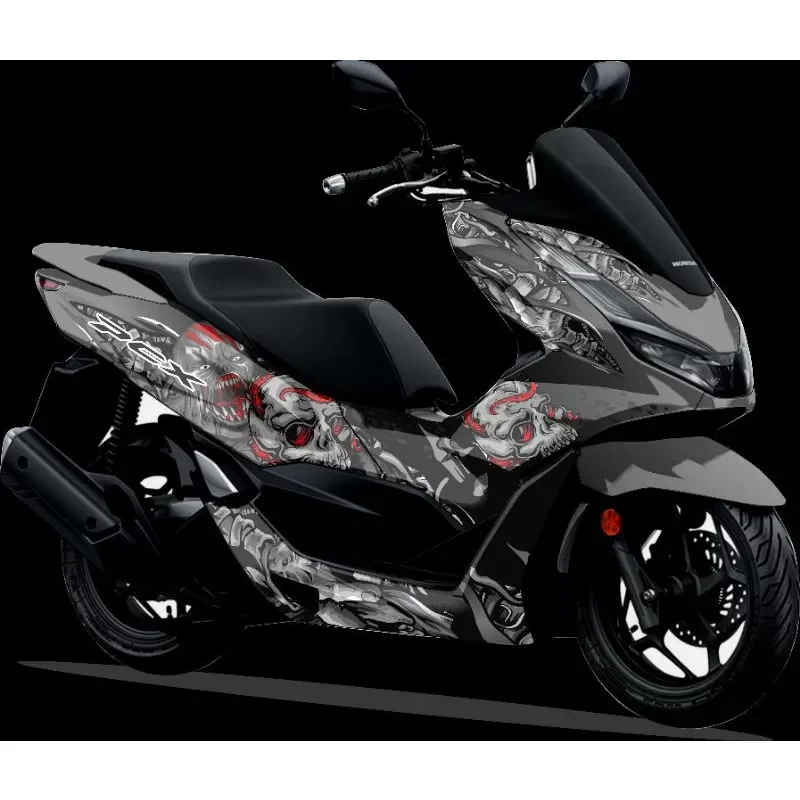 decal pcx 150 pcx 160 variasi pcx custom honda PCX sticker fullbody pcx ...
