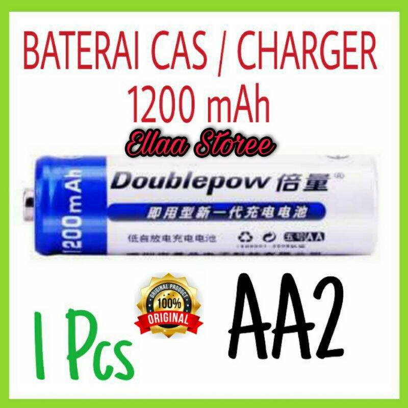 Double power Batu Baterai AA2 Alkaline Rechargeable AA2 1200mAh - 1 Pcs | Lazada Indonesia