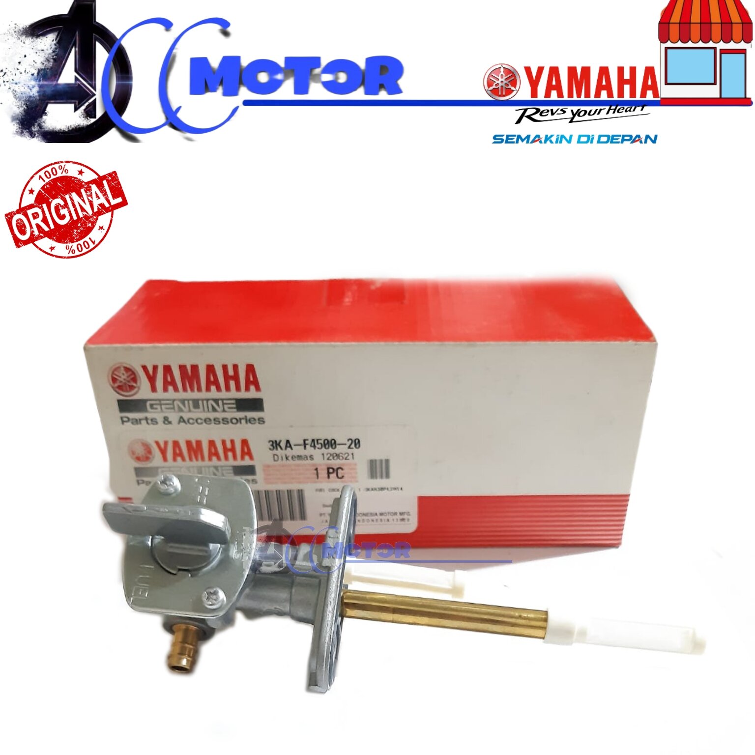3KA-F4500-20 Kran Membran Bensin Rxk/Rxk New/Byson Original Yamaha ...