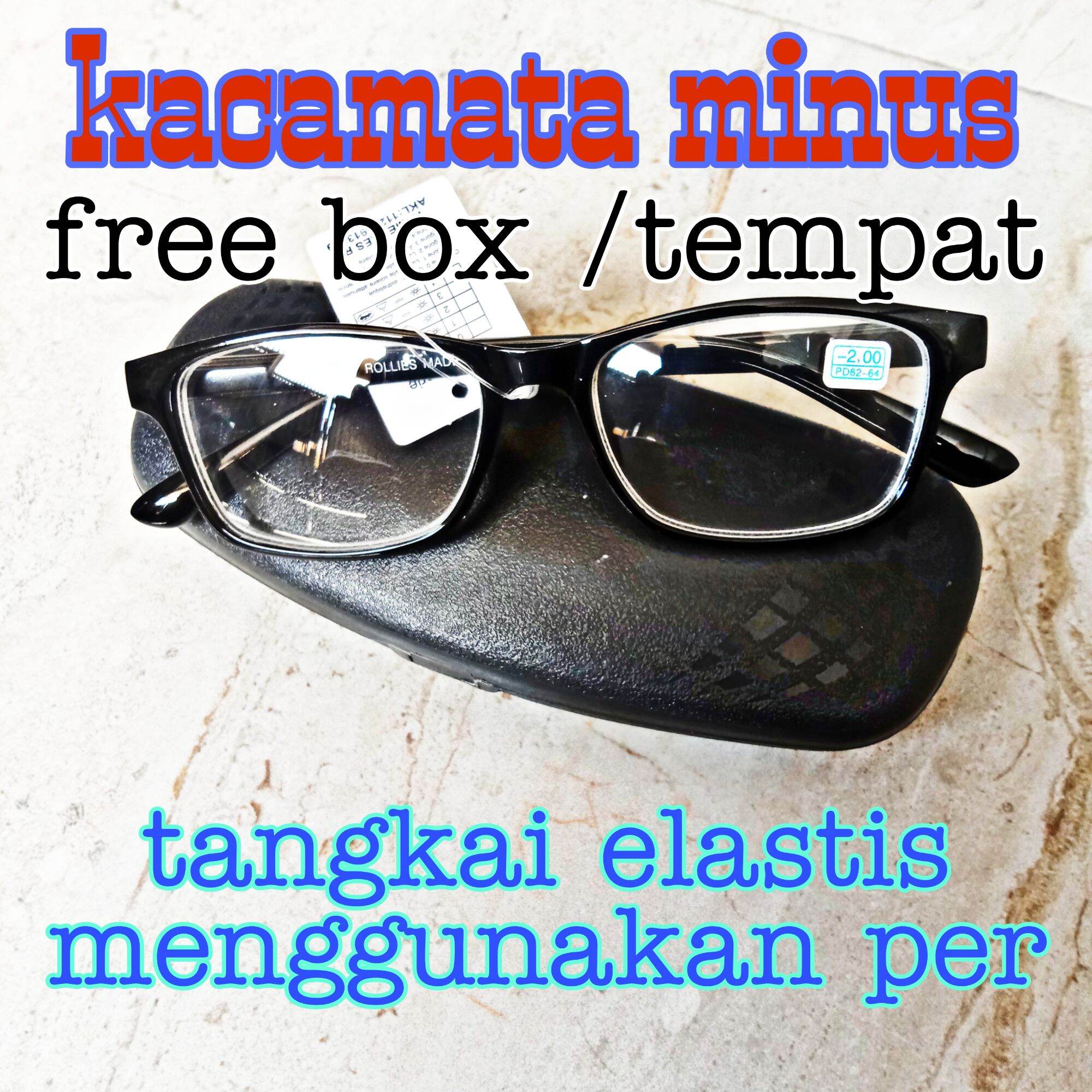 kacamata min lentur dengan per elastis untuk pria dan wanita ukuran ...