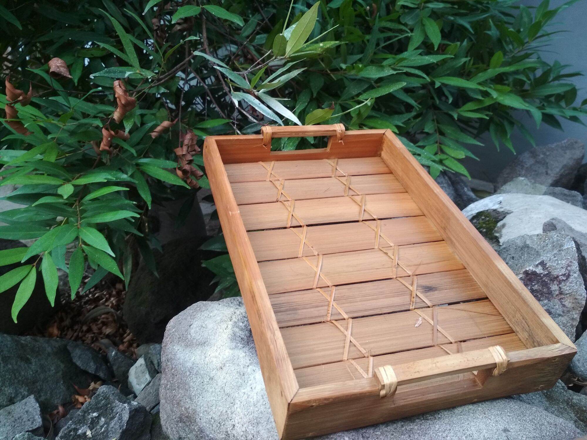 nampan jepang bambu unik tradisional | Lazada Indonesia