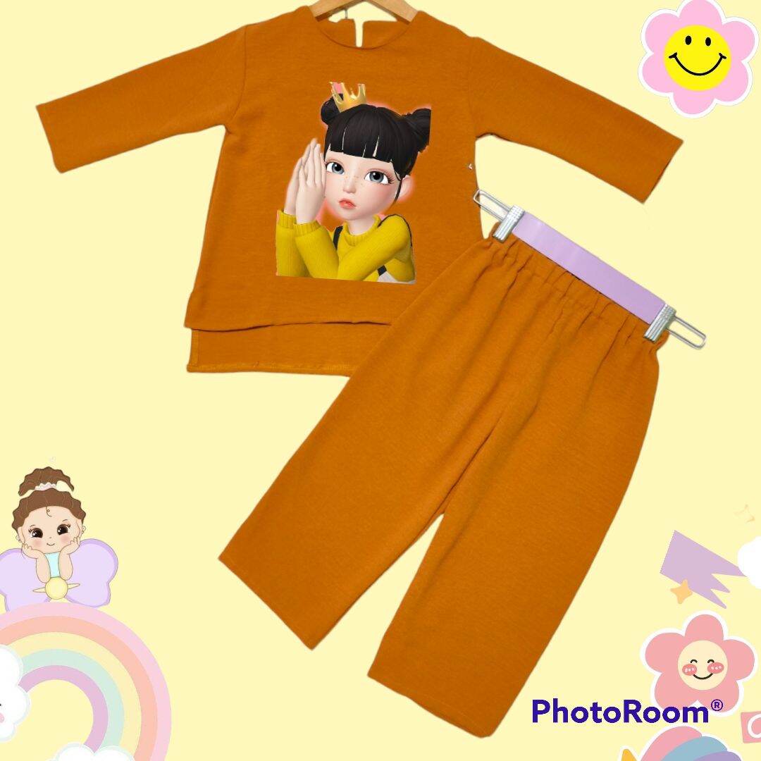 Setelan Anak Viral ( kartun ) Sablon Bahan crinkle air flow mulai dari ...